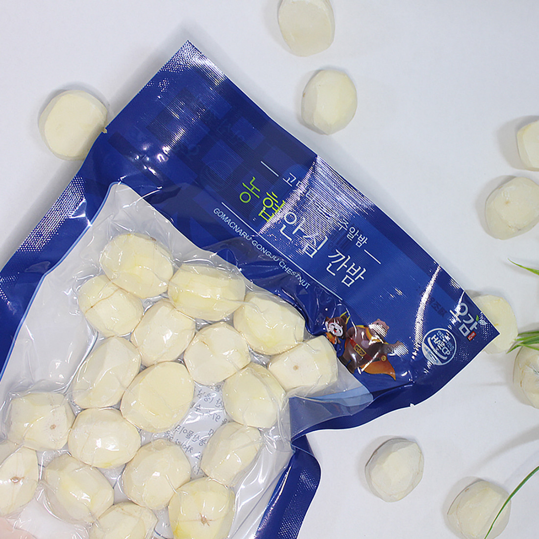 현대장터 :: 깐밤600g(200gX3팩) HACCP인증