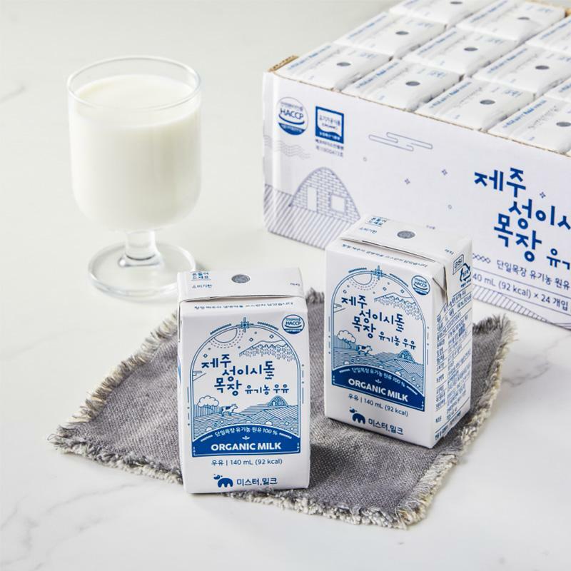 유기농 멸균우유 (140ml*24입) :: 건강을 쉽게, 그리팅