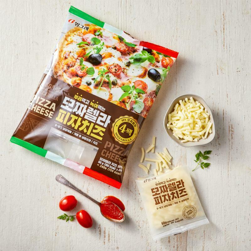 모짜렐라 피자치즈 240g(60g*4입) :: 건강을 쉽게, 그리팅